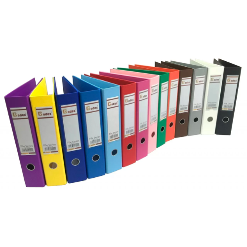 GODEX A4 PVC Box File 全包膠快勞(個）